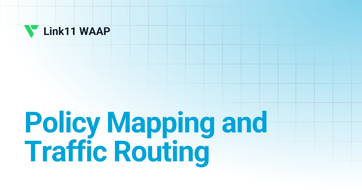 Policy Mapping and Traffic Routing | Link11 WAAP
